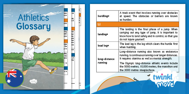 Move PE Year 6 Athletics Glossary (teacher made)