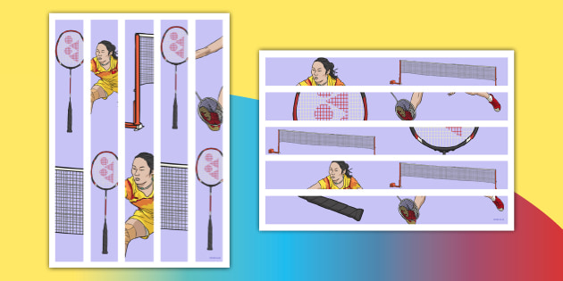 Badminton Border | Classroom Displays - Twinkl Resources