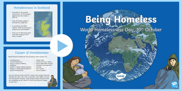 Being Homeless PowerPoint (teacher made)