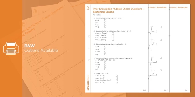 👉 Sketching Graphs Prior Knowledge Multiple Choice