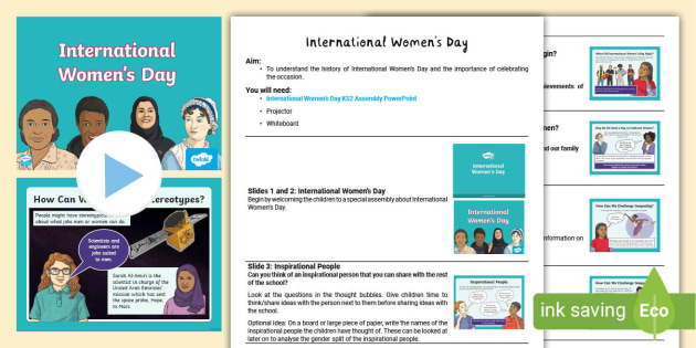 International Women’s Day KS2 Assembly Pack | Twinkl Life