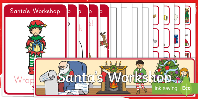 Santa's Workshop Role-Play Pack - Dress-Up Center, Make Believe