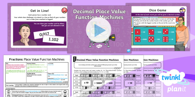 PlanIt Maths Y6 Fractions: Decimal Place Value (3) Lesson Pack