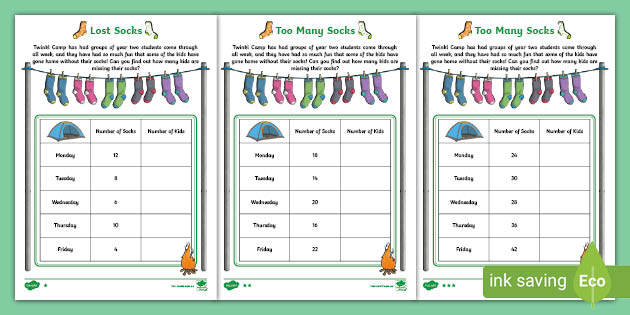 Lost Socks (teacher made)