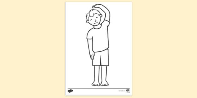 FREE! - Flamingo Pose Colouring Sheet | Colouring Sheets