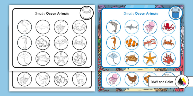 Ocean Animals Smash Mats