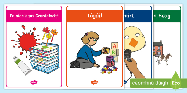 Aistear Group Display Posters Gaeilge (teacher made)