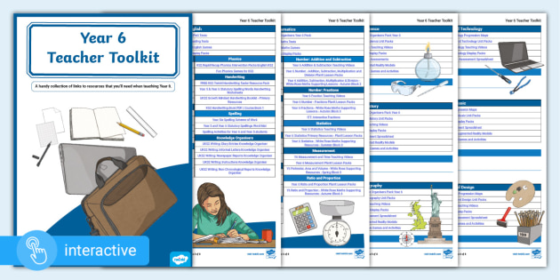 Year 6 Teacher Toolkit