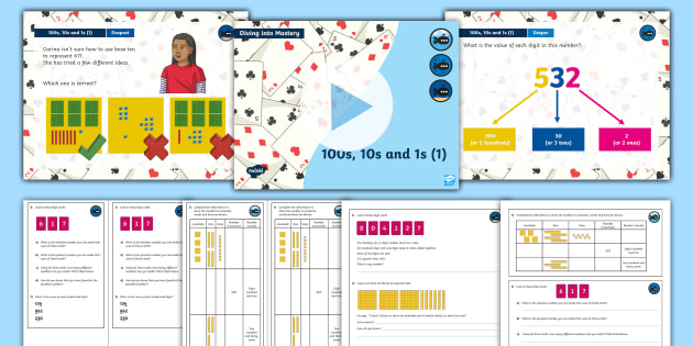 * NEW * White Rose Maths Supporting Year 3 100s 10s and 1s (1) Mastery