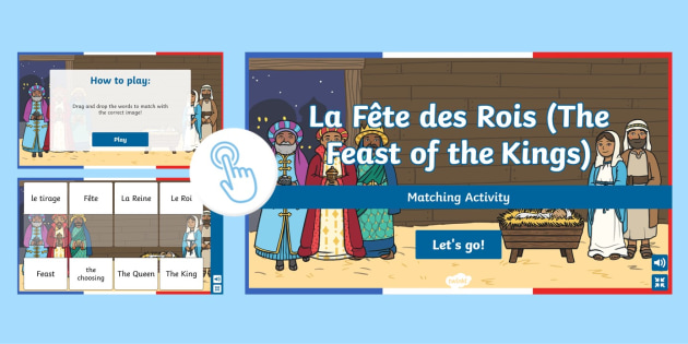 Feast of the Three Kings - Vocabulary Matching Game - Twinkl