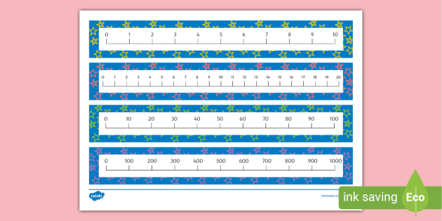 Number Strips Desk Mat (teacher made)