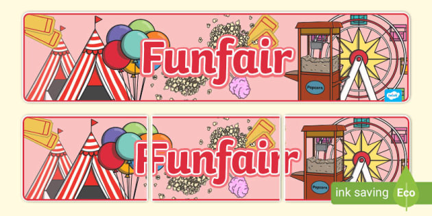 Funfair Display Banner (teacher made)