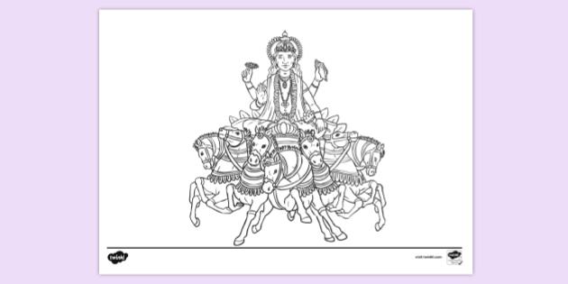 FREE! - Surya Colouring | Colouring Sheets (teacher made)