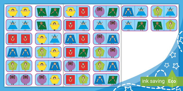 Shapes Dominoes (teacher made)