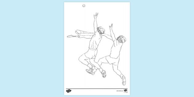 FREE! - Hurling Colouring | Colouring Sheets (teacher made)