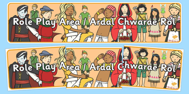 Bilingual Banner for Role Play Area (Teacher-Made)