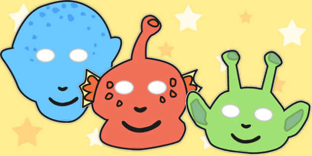 Alien Role Play Masks (teacher made)