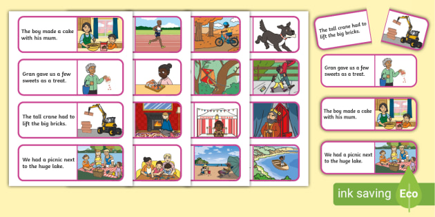 Phase 5 Split Digraph Sentence Matching Pairs Game - Twinkl