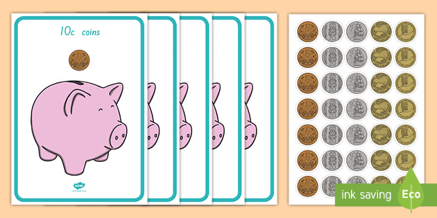 Coin Sorting Activity for Children (teacher made)