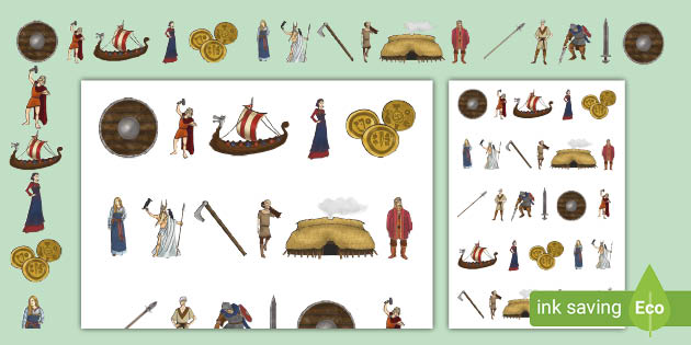 Vikings Display Borders (teacher made)