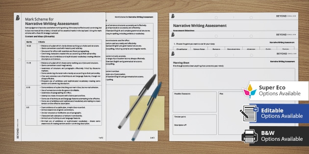 KS3 Narrative Writing End of Unit Assessment | KS3 English