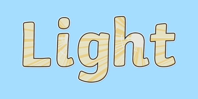 Light Display Letter - Classroom Resources (teacher made)