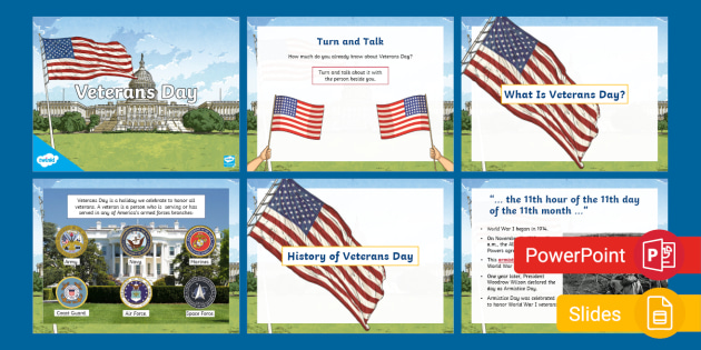 Veterans Day Powerpoint Veterans Free Powerpoint Templates And