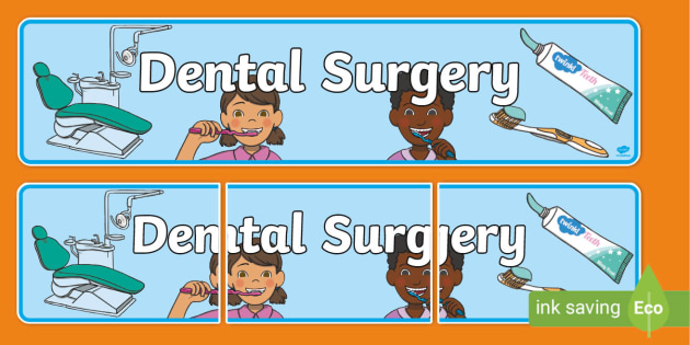Dentists/Dental Surgery Role Play Display Banner