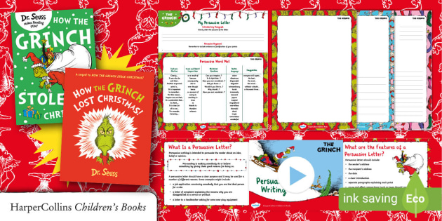Grinch Writing How The Grinch Stole Christmas Teaching Ideas
