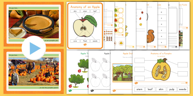 All About Fall Activity Pack (teacher made)