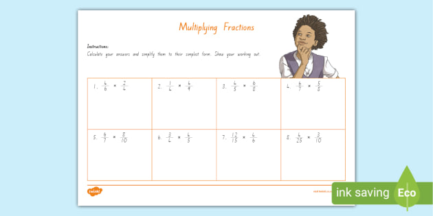 Multiplying Fractions (teacher made)