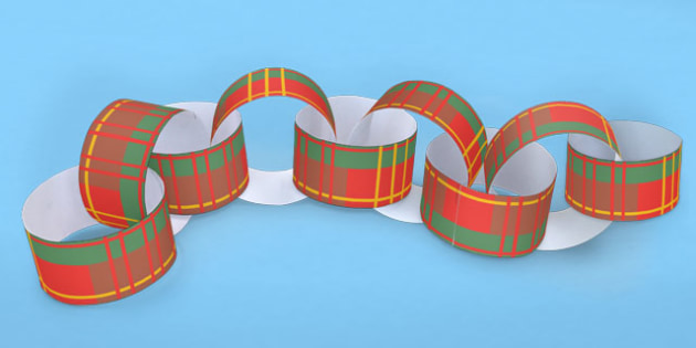 Tartan Paper Chain