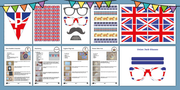 Platinum Jubilee Decorations Craft... | Twinkl Party