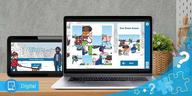 Interactive Winter Picture Slider Game | Twinkl Go!