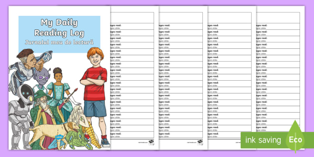 My Daily Reading Booklet English/Romanian