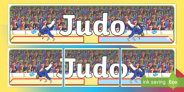 Rio 2016 Olympics Judo Display Banner (teacher made)