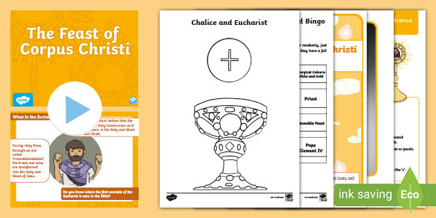 The Feast of Corpus Christi First Level Resource Pack