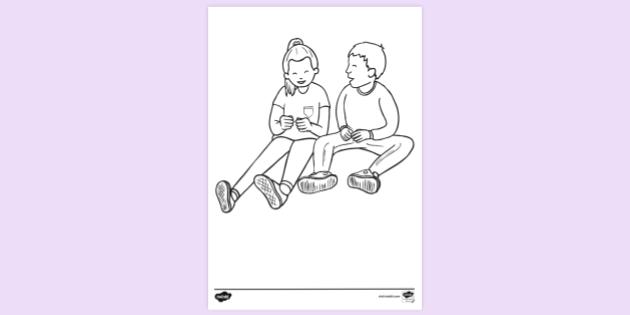 FREE! - Speaking Voice Colouring Sheet | Colouring Sheets