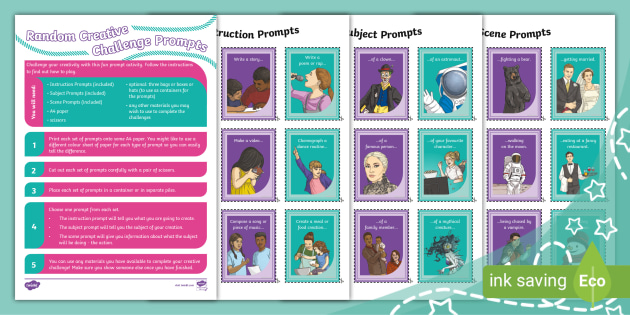 Random Creative Challenge Prompts