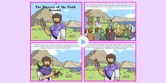 The Flowers of the Field Parable PowerPoint (teacher made)