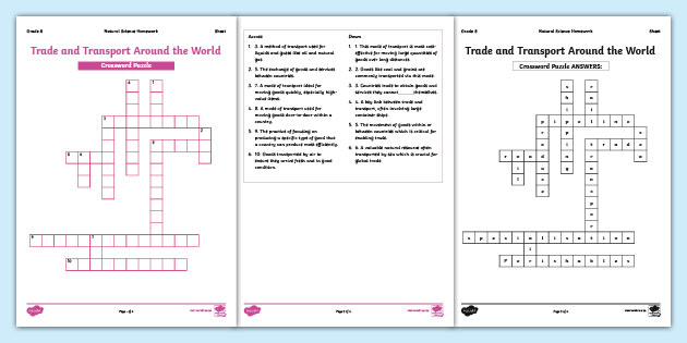 Geography Crossword Puzzles | twinkl.co.uk