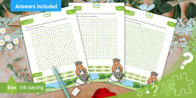 May Day Word Search - All Levels - Twinkl - Kids Puzzles