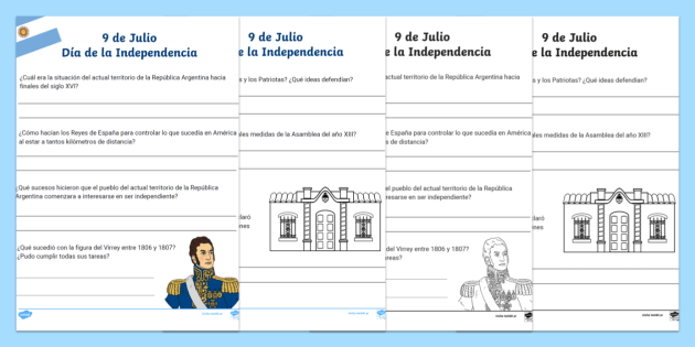 Hoja De Trabajo De Vocabulario De La Declaración De Independencia