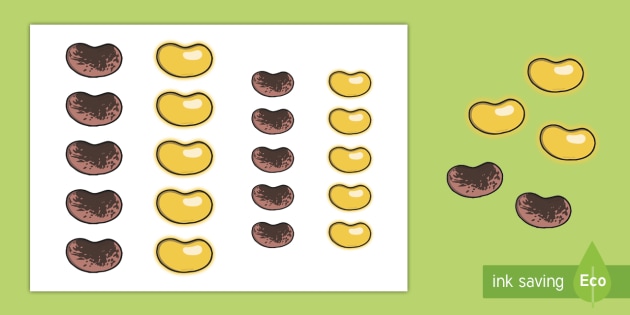 Magic Beans Cut-Outs (teacher made)
