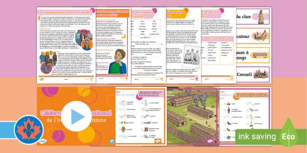 National Indigenous History Month Activity Pack French