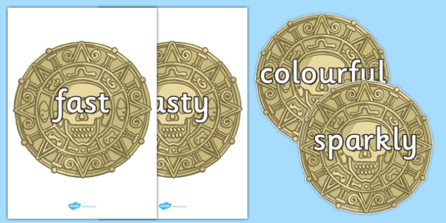 Wow Words on Pirate Coins