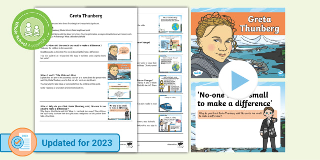 Greta Thunberg Biographies | twinkl.com.au