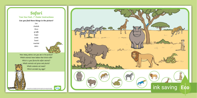Safari Language Resources | twinkl.co.uk