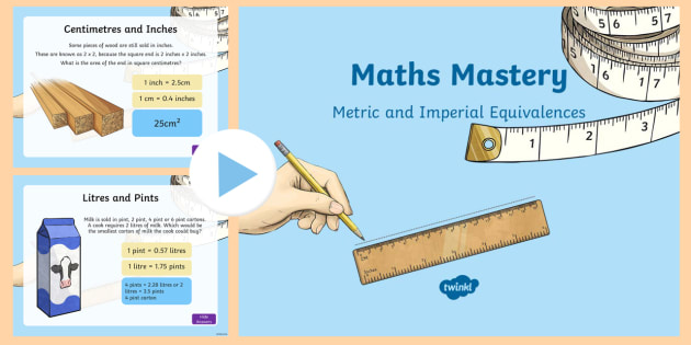 Measurement Metric and Imperial Equivalences Maths Mastery Activities