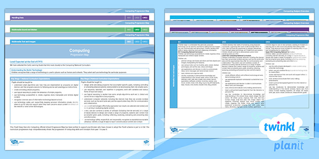 Deep Dive into Computing: Whole-School Progression Map